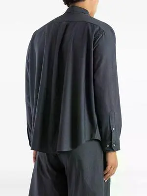 KANEMASA PHIL Atmosphere Pinstripe Shirt
