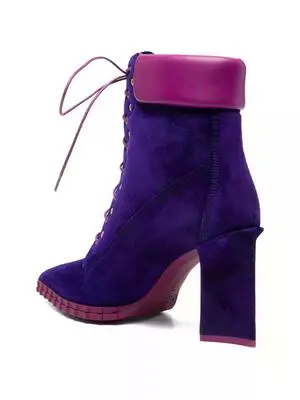 RAYLA K Lace-up Pointed-toe Boots