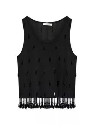 BY MALENE BIRGER Embellished Fringe Top
