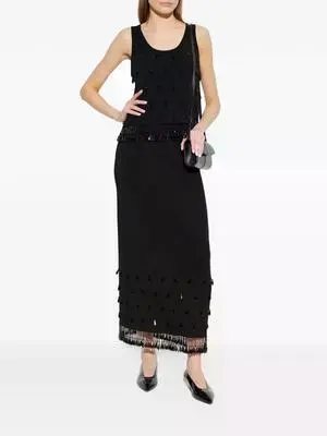 BY MALENE BIRGER Embellished Fringe Top