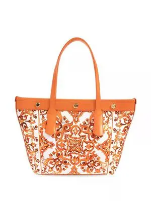 Dolce & Gabbana Small Majolica-print Tote Bag