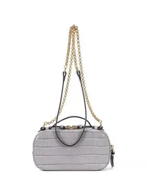 Chloé C Crocodile-effect Shoulder Bag