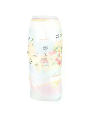 MC2 SAINT BARTH Tropical-print Side-tie Sarong