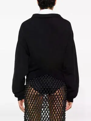 Marie Adam-Leenaerdt Logo-embroidered Polo-style Sweater
