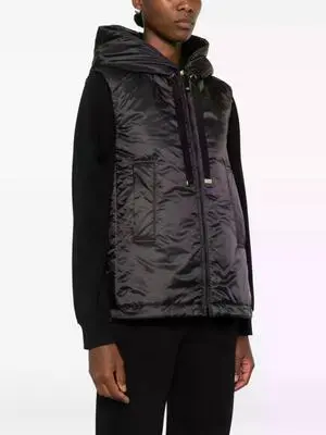 Max Mara The Cube Padded Gilet - Black