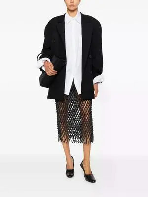 Marie Adam-Leenaerdt Oversized Cotton Shirt - White