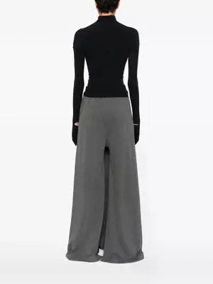 Marie Adam-Leenaerdt High-neck Glove Sleeve Top
