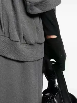 Marie Adam-Leenaerdt High-neck Glove Sleeve Top