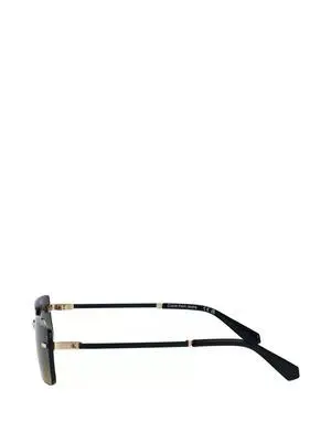 Calvin Klein Rectangle Frame Sunglasses - Gold