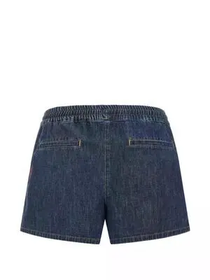 Valentino Garavani Vlogo Chambray Shorts