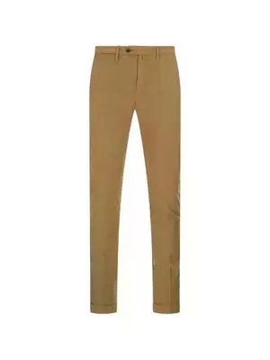 B SETTECENTO Button-fastening Trousers With Turn-up Hems - Neutrals