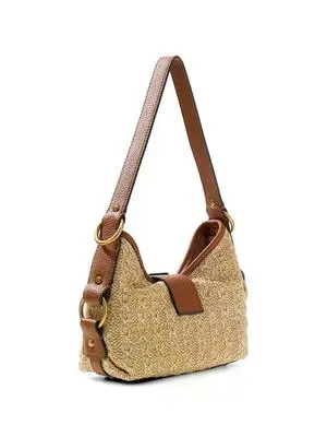 Guess Camden Woven Logo Plaque Tote Bag