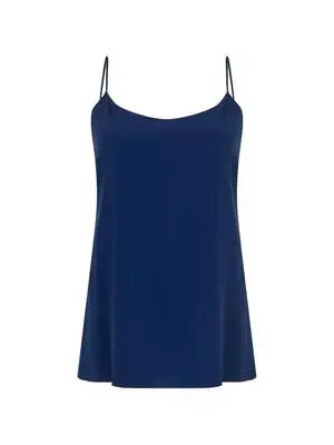 Alberta Ferretti Adjustable Spaghetti Strap Top - Blue