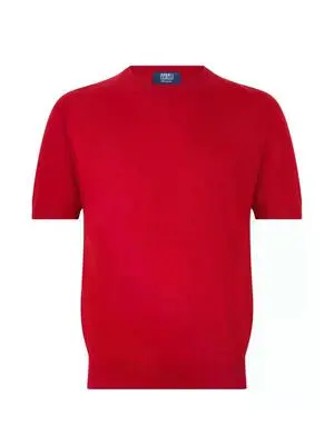 Fedeli Crew-neck T-shirt - Red
