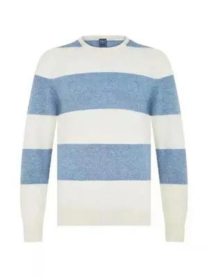 Fedeli Striped Long-sleeve Sweater