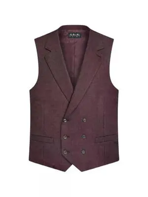 LUIGI BIANCHI MANTOVA Double-breasted Waistcoat - Red