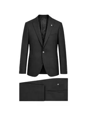 LUIGI BIANCHI MANTOVA Single-breasted Notch-lapel Suit - Grey