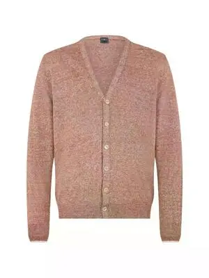 Fedeli V-neck Cardigan - Red