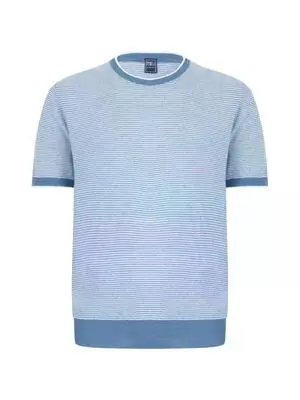 Fedeli Striped T-shirt - Blue