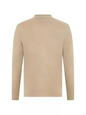 Fedeli Polo-collar Button-up Cardigan