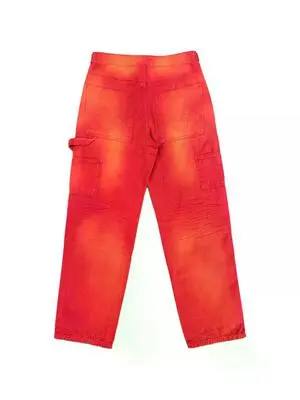 THUG CLUB Two-tone Washed Trousers