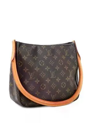 LOUIS VUITTON Monogram Canvas Mm Satchel Handbag - Brown