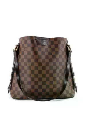 LOUIS VUITTON Damier Cabas Rivington Shoulder Bag - Brown
