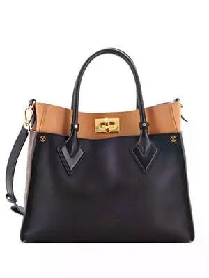 LOUIS VUITTON On My Side Tote Bag In Monogram Canvas And Leather - Black