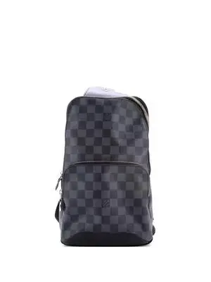 LOUIS VUITTON Avenue Sling Bag Damier Graphite - Black
