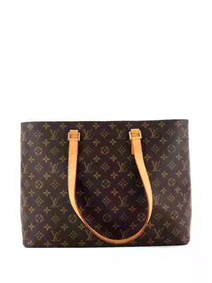 LOUIS VUITTON Monogram Canvas Luco Tote Bag - Brown
