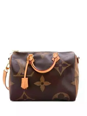 LOUIS VUITTON Speedy Bandouliere Reverse Monogram Giant 30 Satchel Bag - Brown
