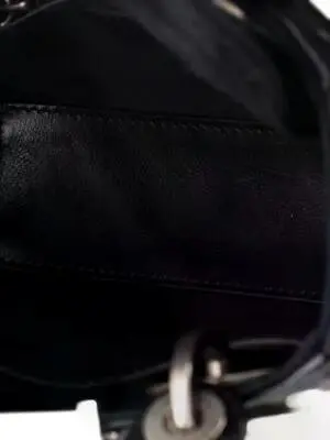 Dior Lady Chain Bag Leather And Mirror Mosaic Mini Shoulder Bag