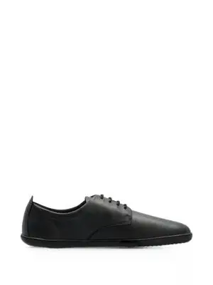 GROUNDIES Lace-up Leather Sneakers - Black