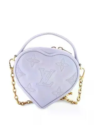 LOUIS VUITTON Pop My Heart Pouch Bag Bubblegram Leather Crossbody Bag