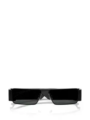 Versace Medusa Plaque Rectangle Frame Sunglasses