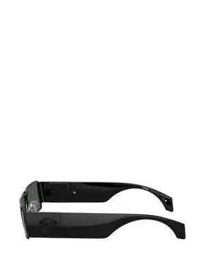 Versace Medusa Plaque Rectangle Frame Sunglasses