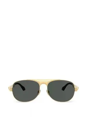 Versace Clarck Pilot Sunglasses - Gold