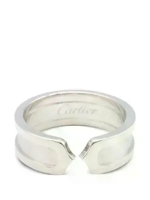 Cartier C2 Ring In 18k White Gold - Silver