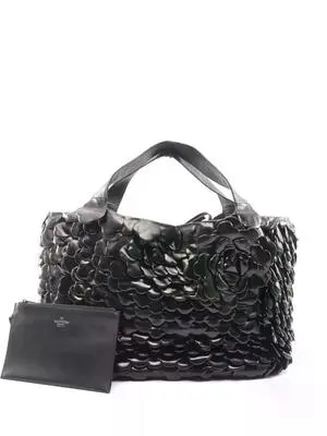 Valentino Garavani L'atelier 03 Rose Edition Tote Bag - Black