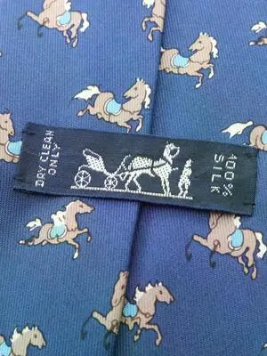 Hermès Silk Tie - Blue