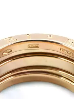 BVLGARI B.zero1 18k Rose Gold 3-band Ring