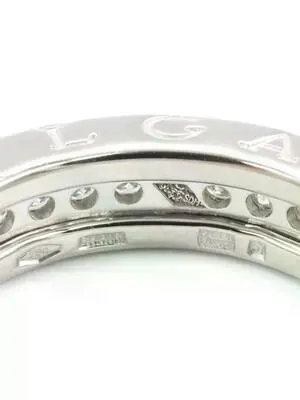 BVLGARI B.zero1 18k White Gold Diamond Ring