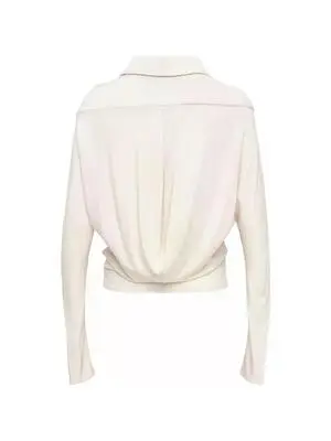 Alexander Wang Cowl Neck Draped Top