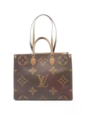LOUIS VUITTON Monogram Giant Onthego Gm Tote Bag - Brown