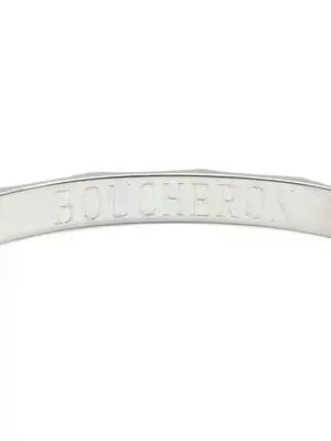 Boucheron 18k White Gold Facette Cuff Bracelet