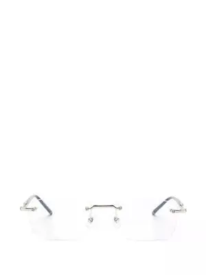 Montblanc Rimless Rectangle-frame Glasses - Silver