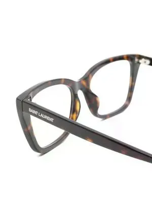 Saint Laurent Tortoiseshell-effect Glasses