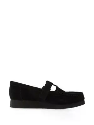Clarks Wallabee Evo Bar Buckle Sneakers - Black
