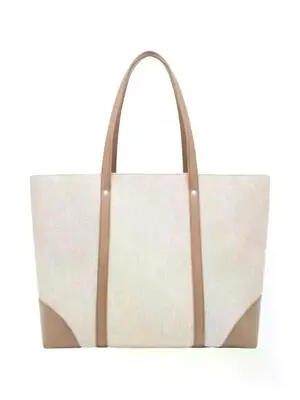Armani Exchange Logo Plaque Tote Bag