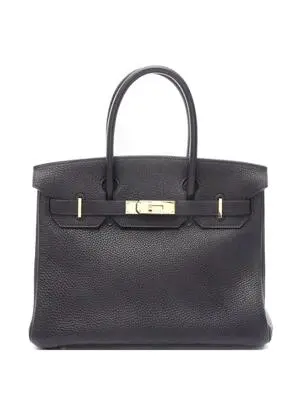 Hermès 30 Birkin Tote Bag - Black